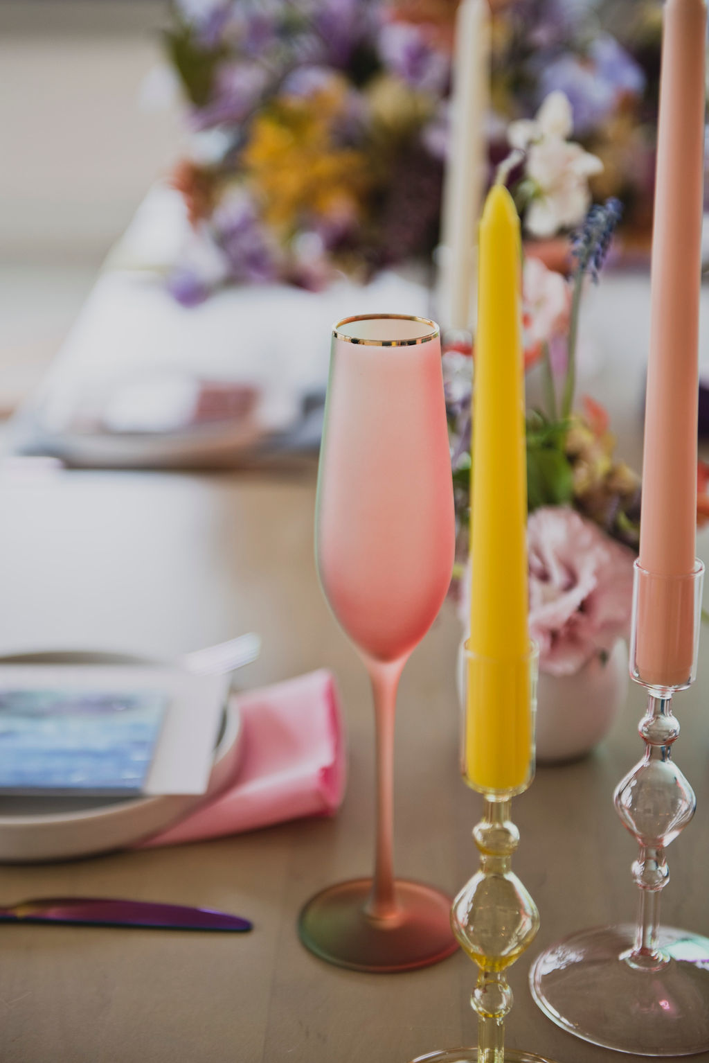 Vibrant Iridescent Floral Design with Modern Vintage Events