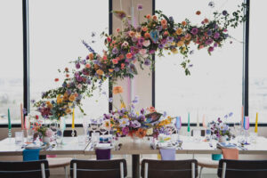 Vibrant Iridescent Floral Design with Modern Vintage Events