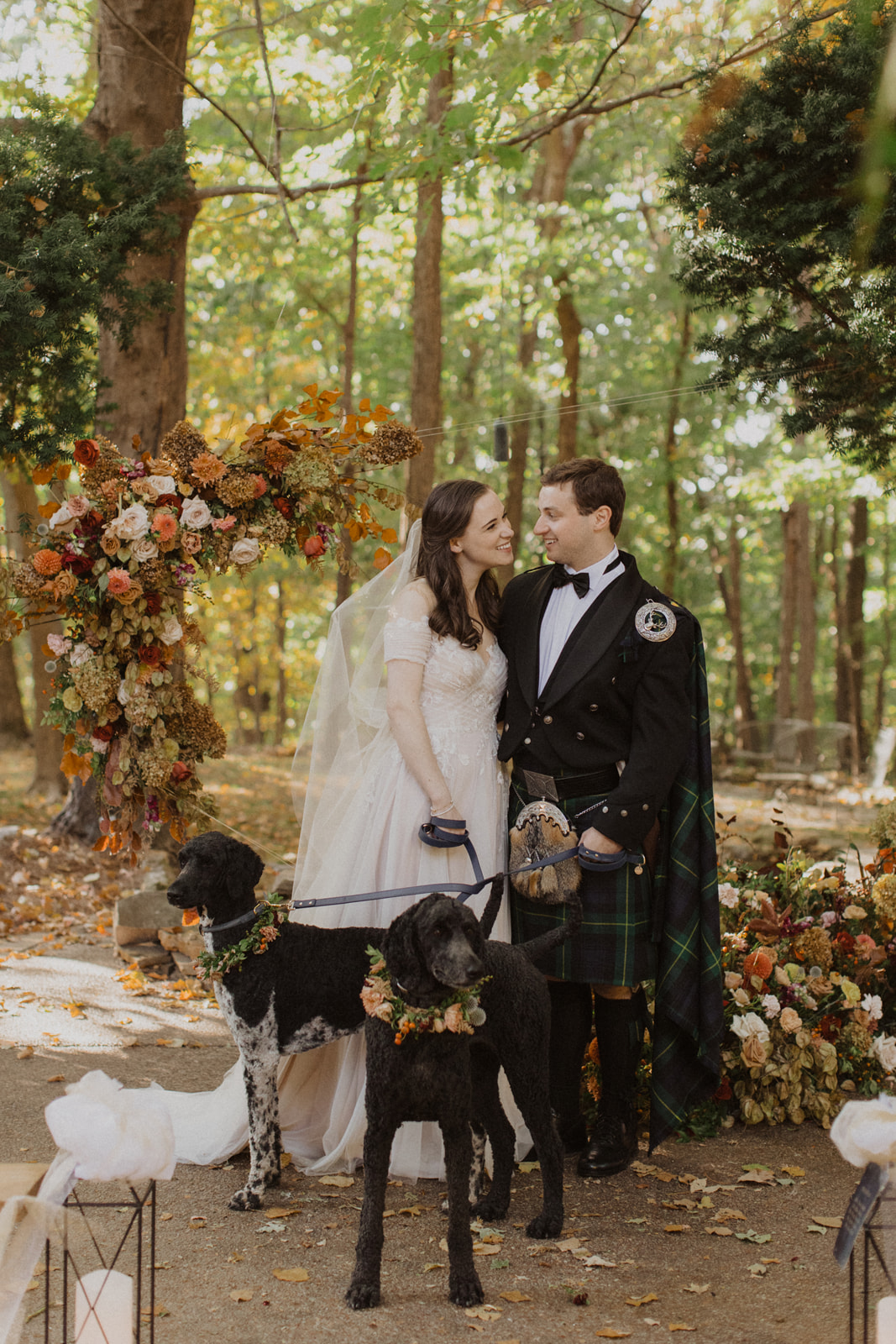 Schyler & Conner: Vibrant Fall Florals for Private Property Wedding ...