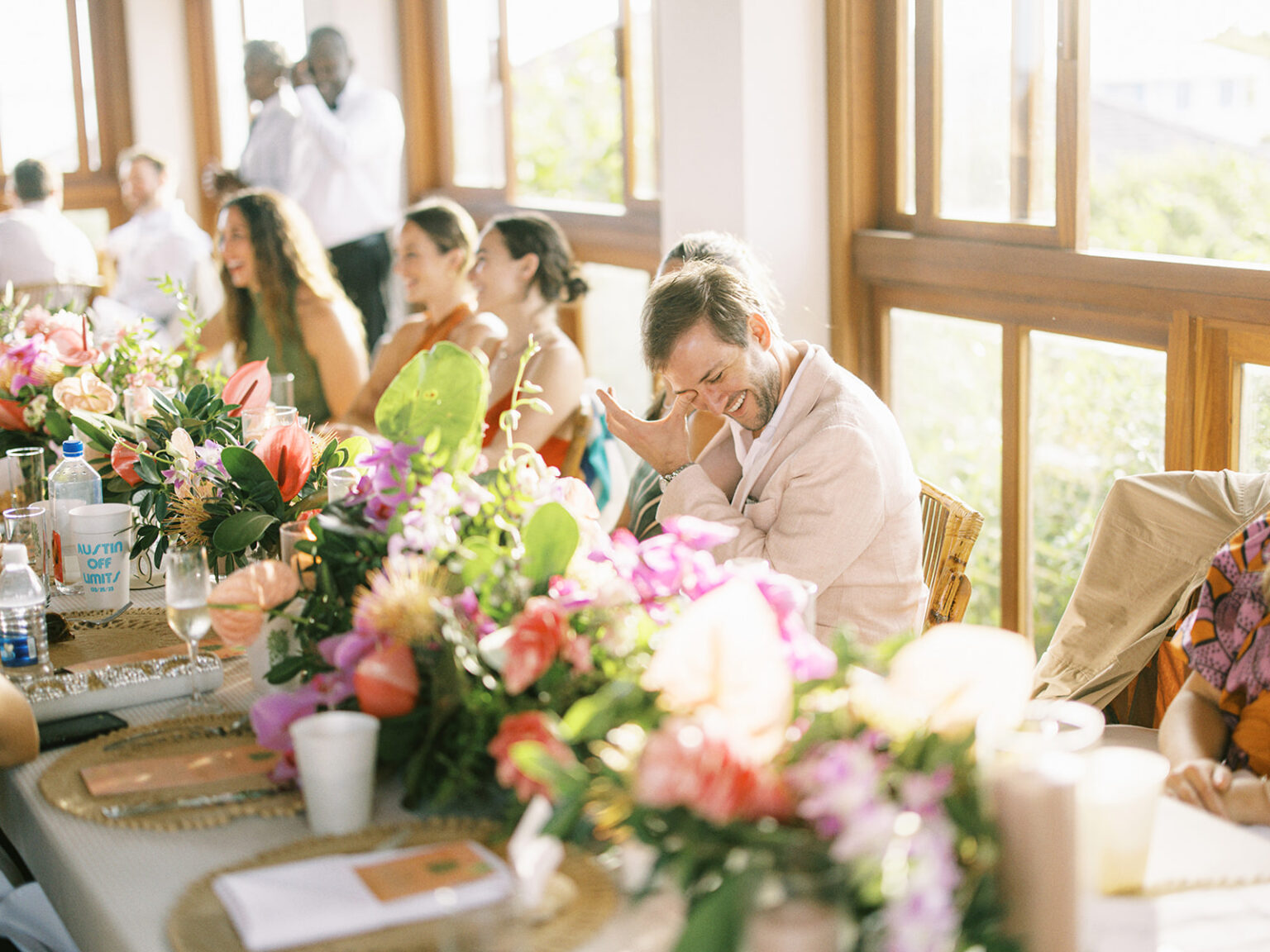 Georgia & Austin: Lush Floral Design for a Colorful Wedding Weekend in ...