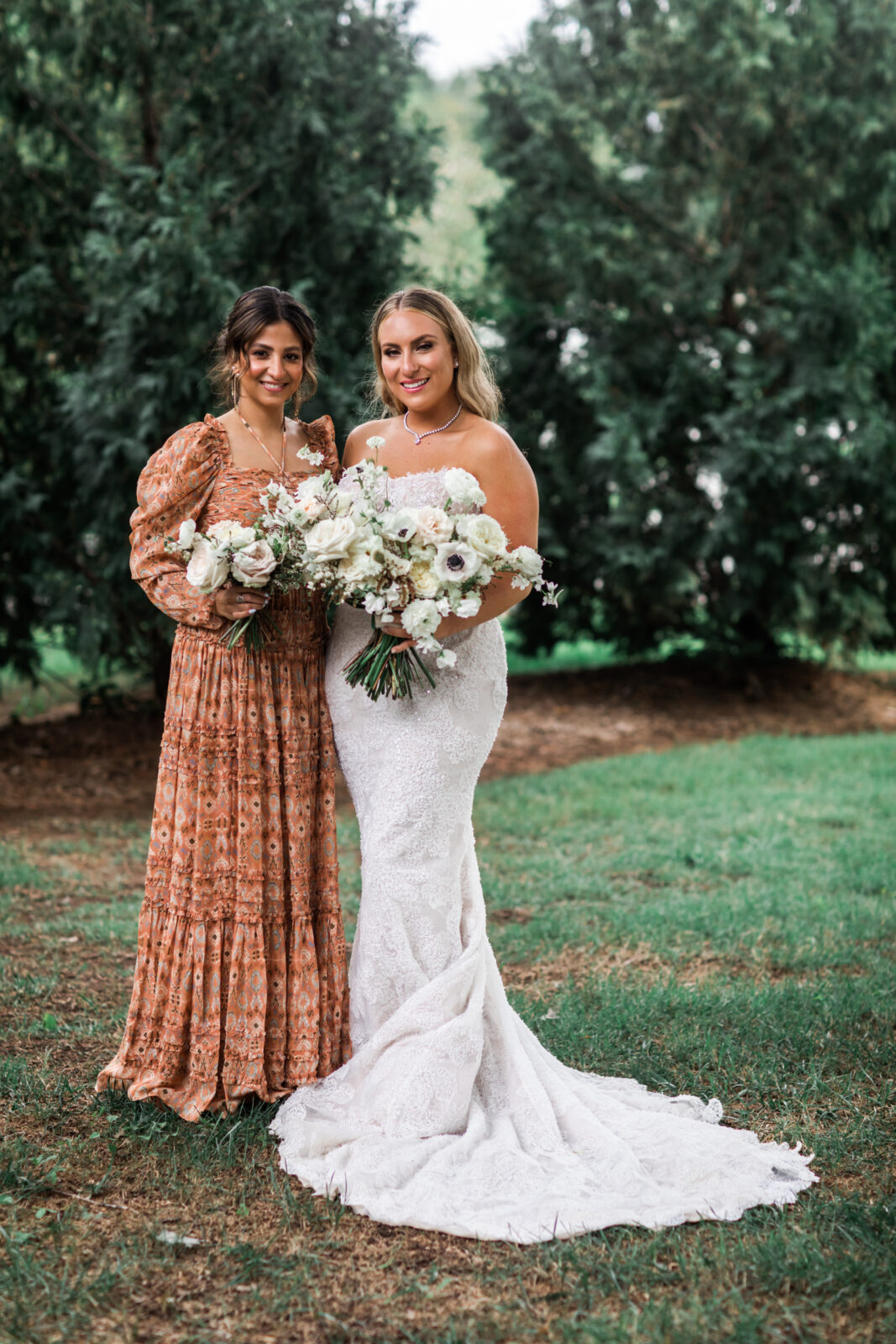 Niki & Jordan: Whimsical White Wedding Flowers in Nashville