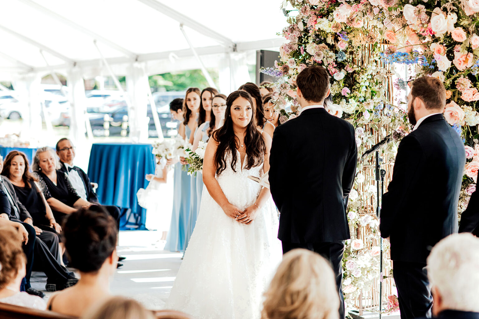 Emily & Alec: Pastel Summer Wedding at Cherokee Dock