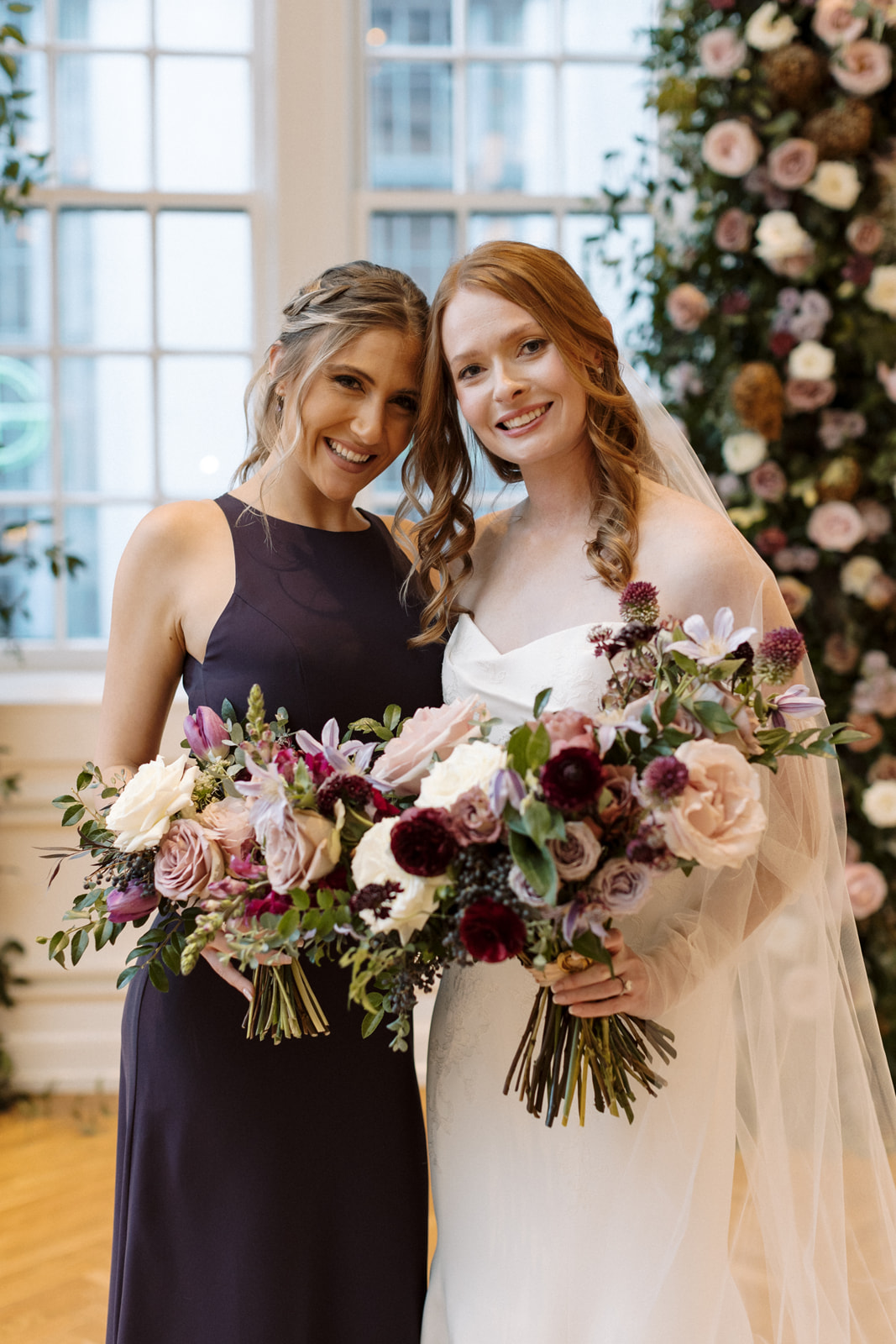 Rae & Jared: Epic Floral Arch for Downtown Nashville Wedding