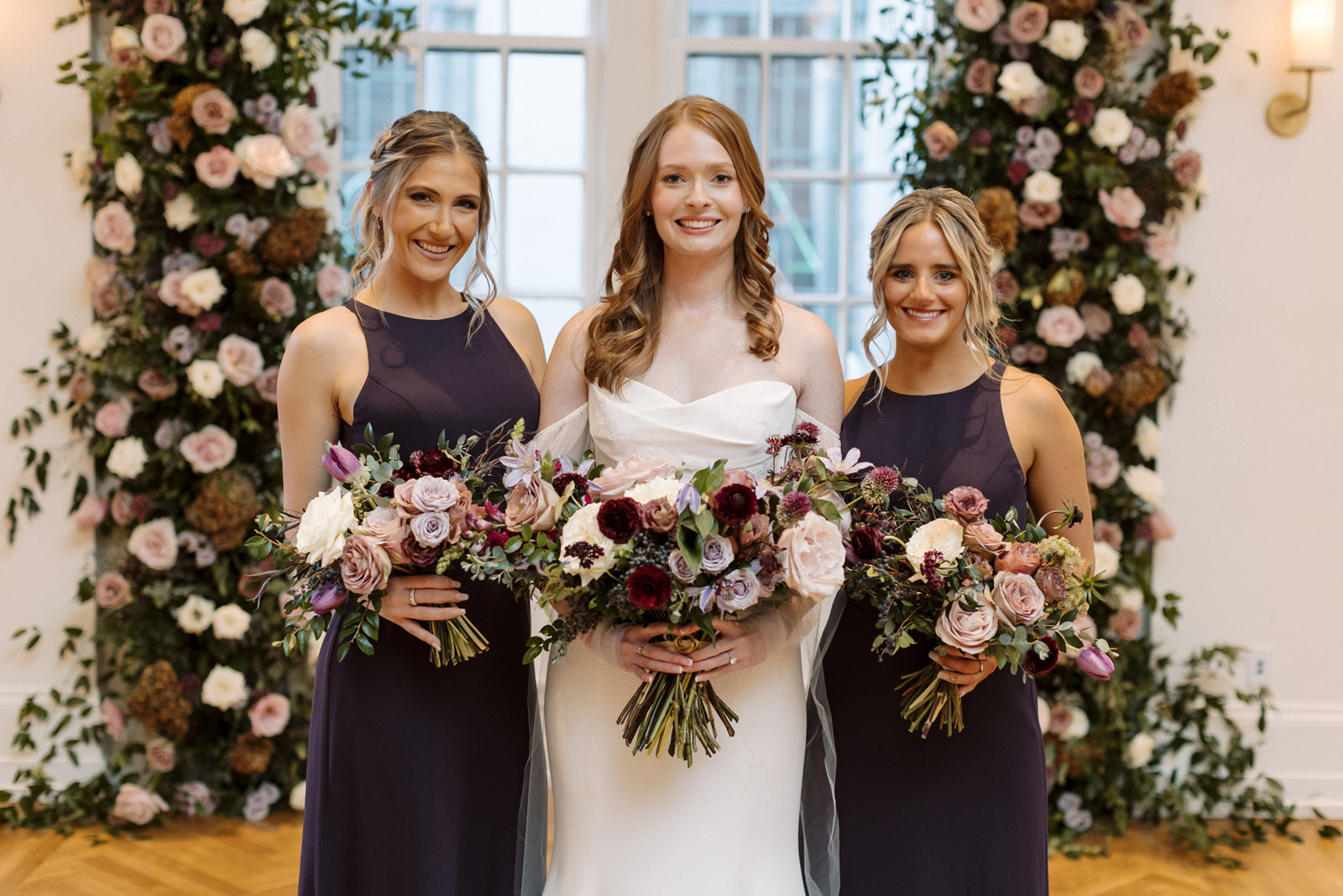 Rae & Jared: Epic Floral Arch for Downtown Nashville Wedding
