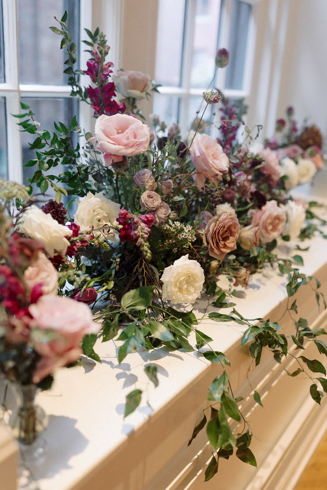 Rae & Jared: Epic Floral Arch for Downtown Nashville Wedding