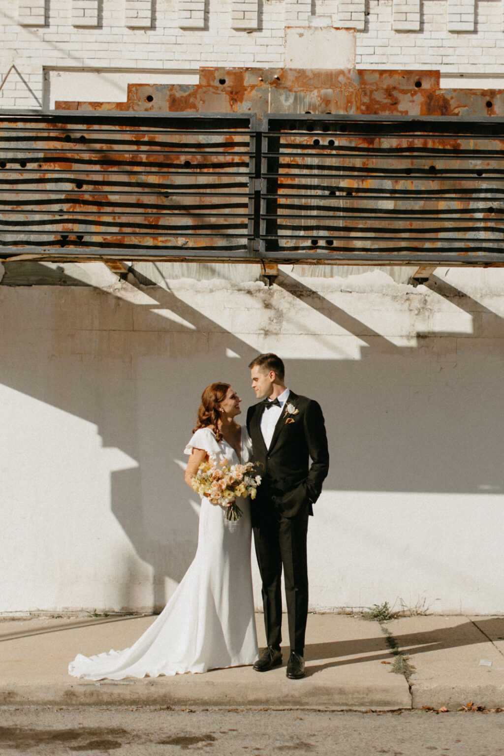 Maddie & Ryan: Golden Yellow and Dusty Rose Wedding Flowers