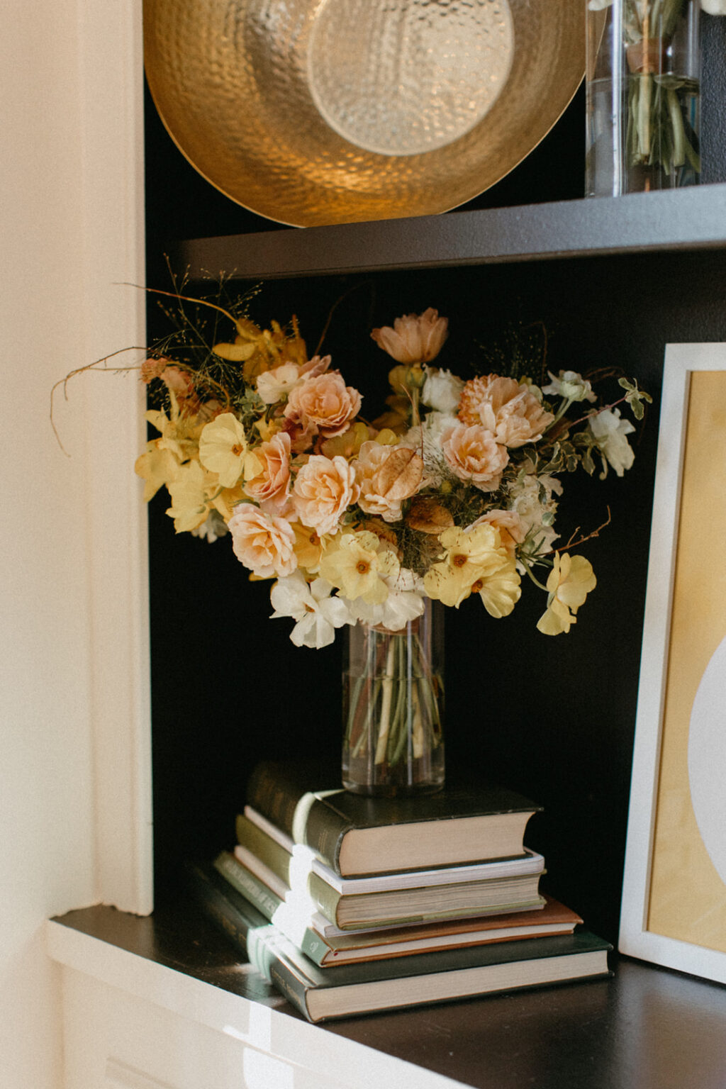 Maddie & Ryan: Golden Yellow and Dusty Rose Wedding Flowers