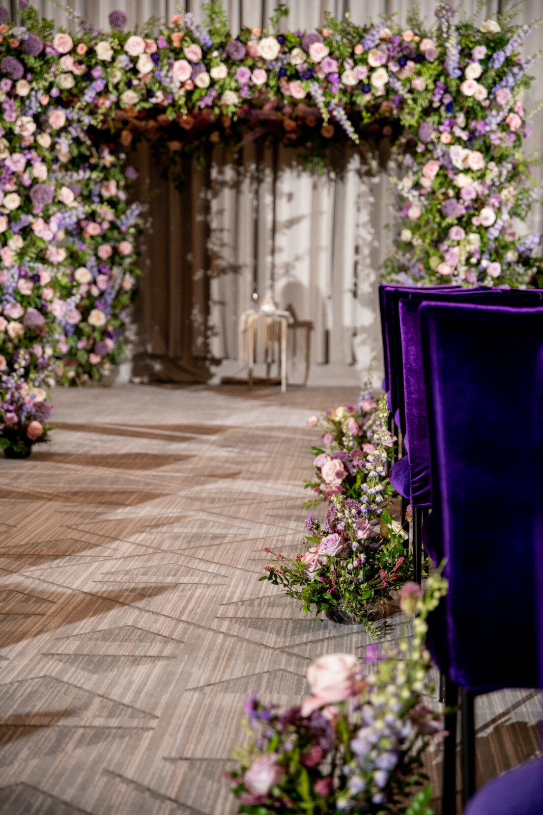 Julia & Ben: Purple Wedding Floral Design at the Four Seasons Nashville