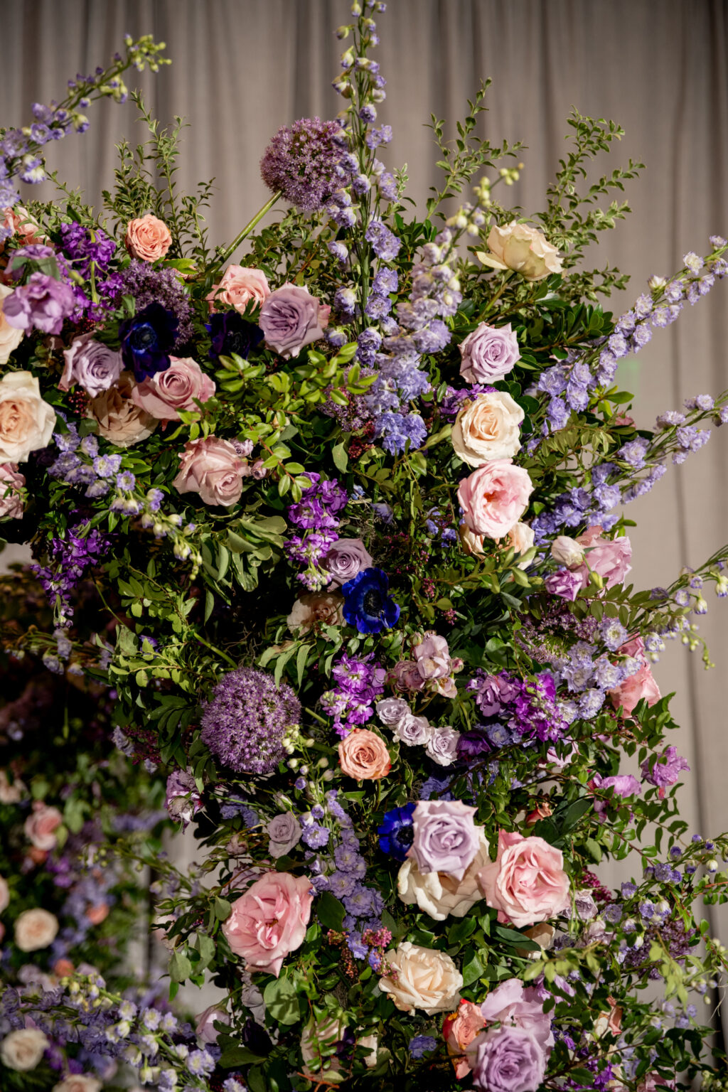 Julia & Ben: Purple Wedding Floral Design at the Four Seasons Nashville