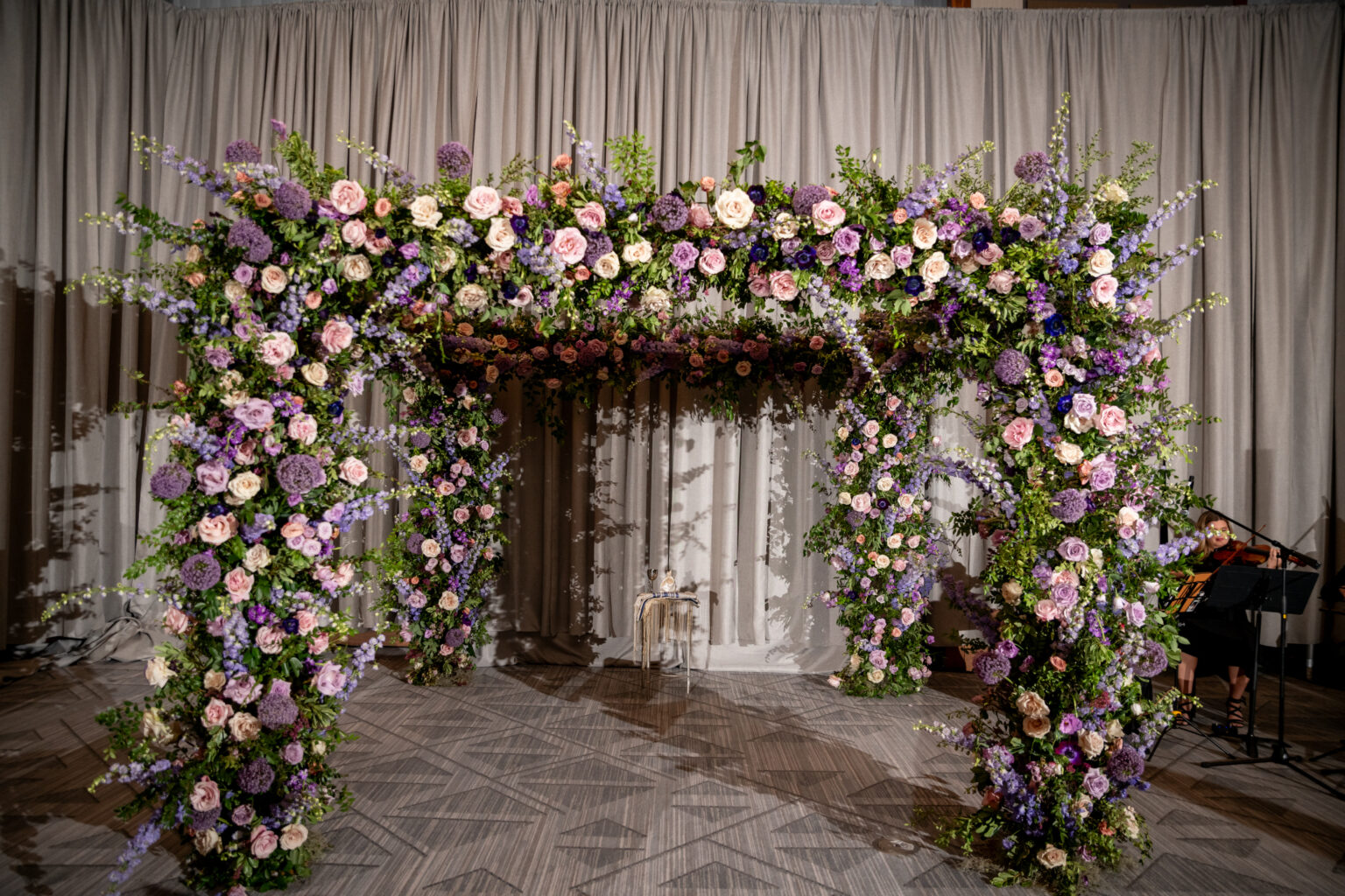 Julia & Ben: Purple Wedding Floral Design at the Four Seasons Nashville