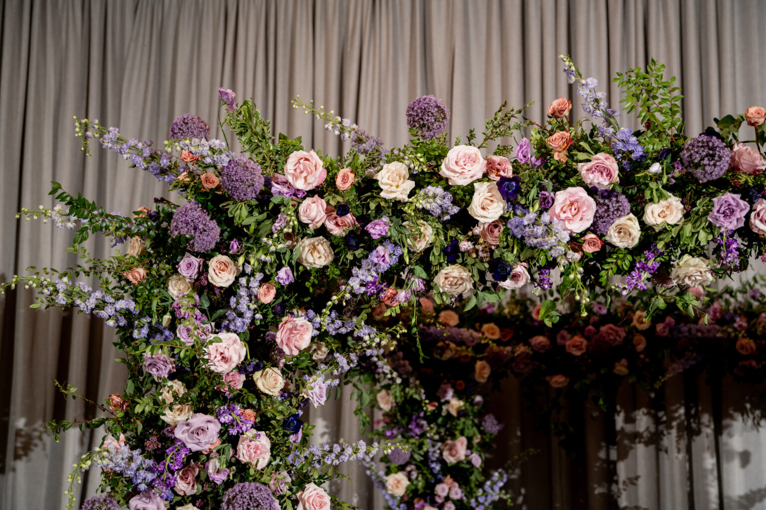 Julia & Ben: Purple Wedding Floral Design at the Four Seasons Nashville