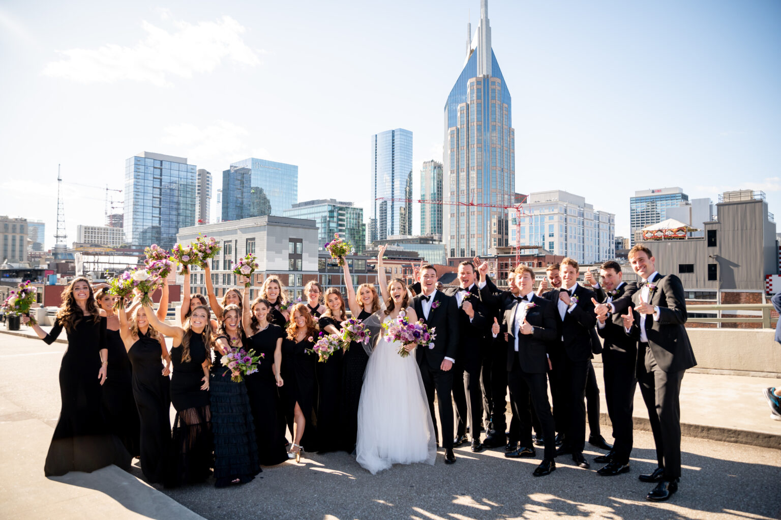 Julia & Ben: Purple Wedding Floral Design at the Four Seasons Nashville