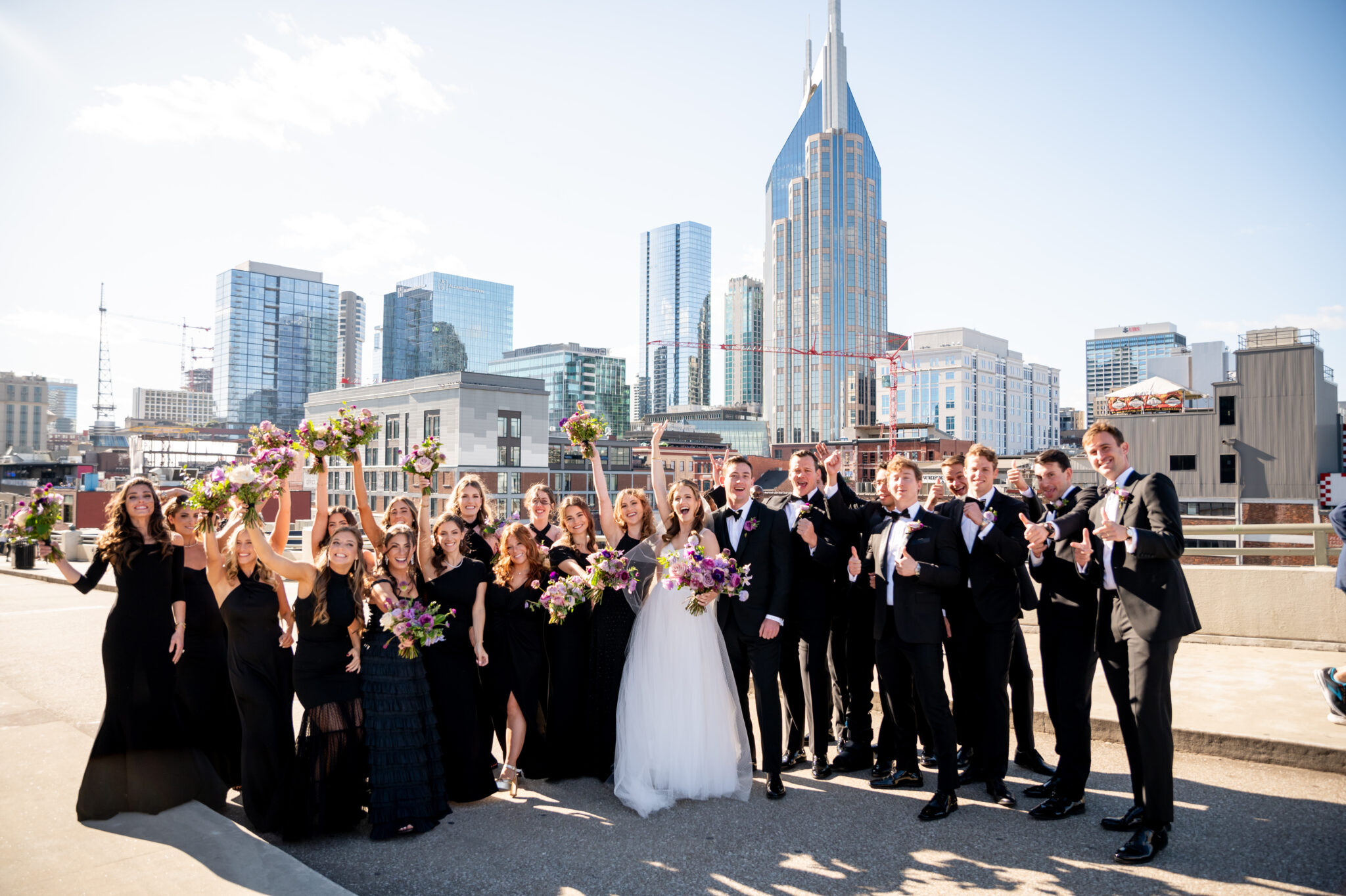 Julia & Ben: Purple Wedding Floral Design at the Four Seasons Nashville
