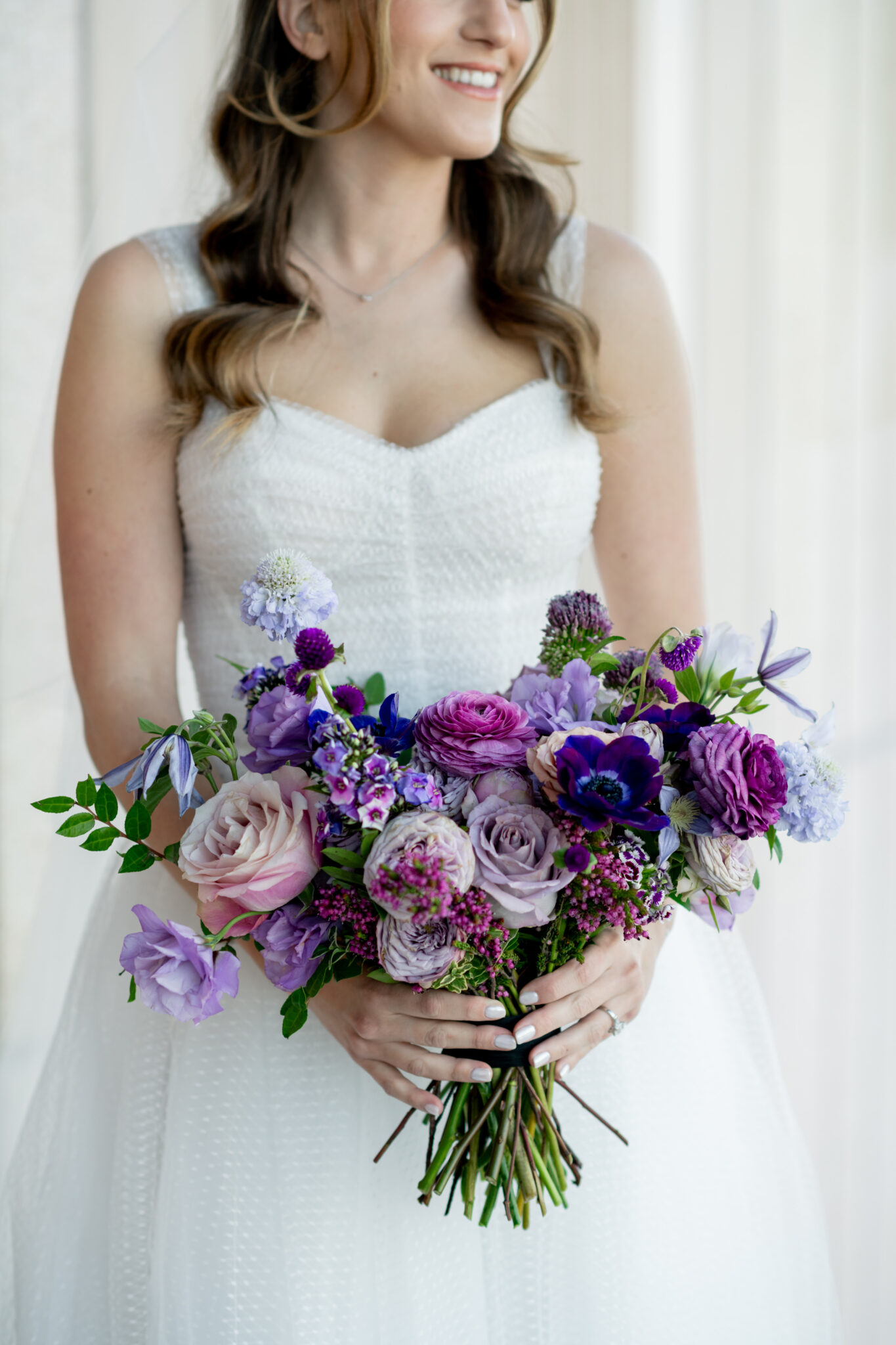 Julia & Ben: Purple Wedding Floral Design at the Four Seasons Nashville