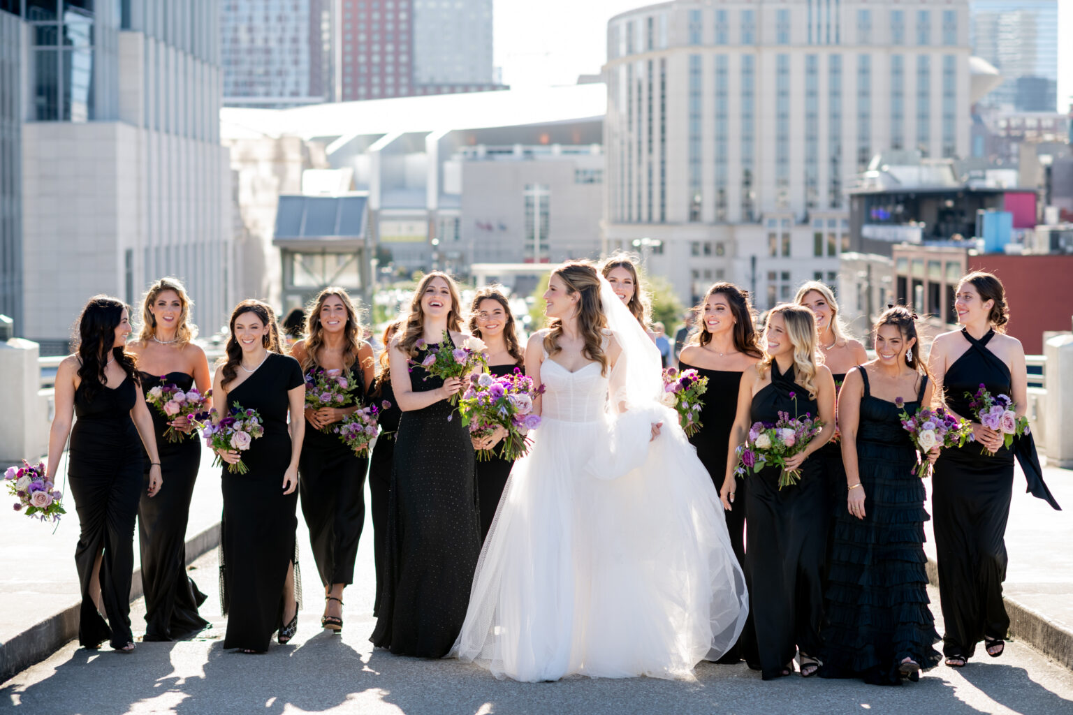 Julia & Ben: Purple Wedding Floral Design at the Four Seasons Nashville