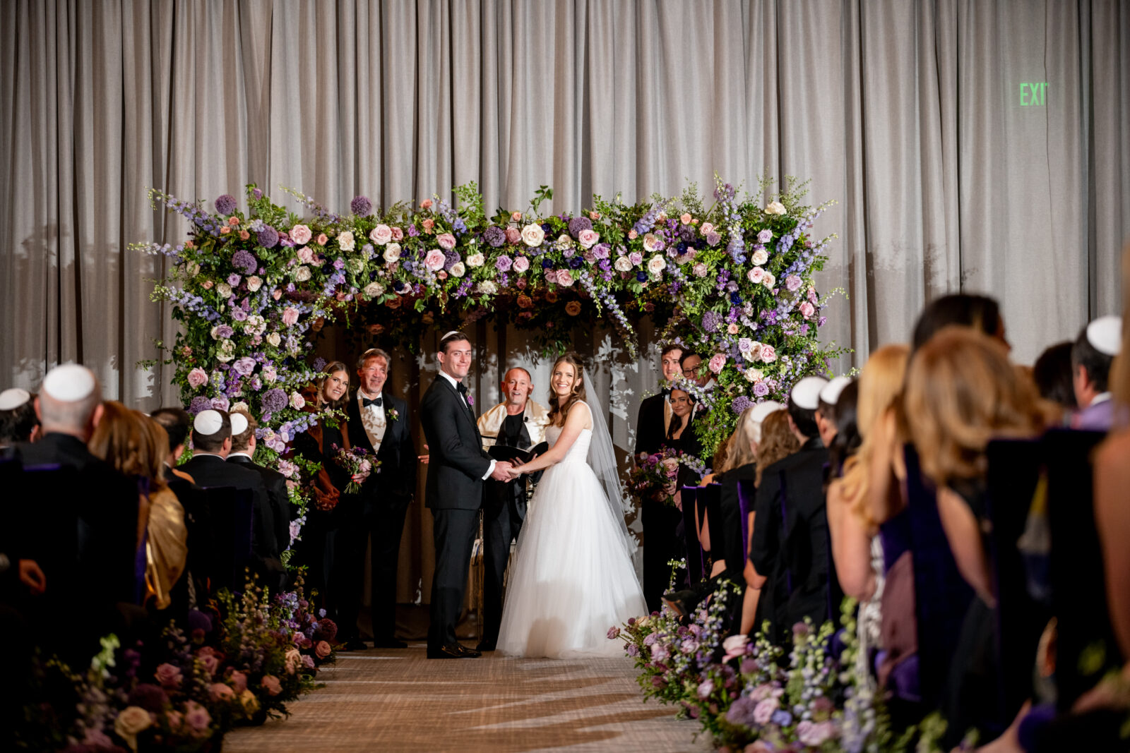Julia & Ben: Purple Wedding Floral Design at the Four Seasons Nashville