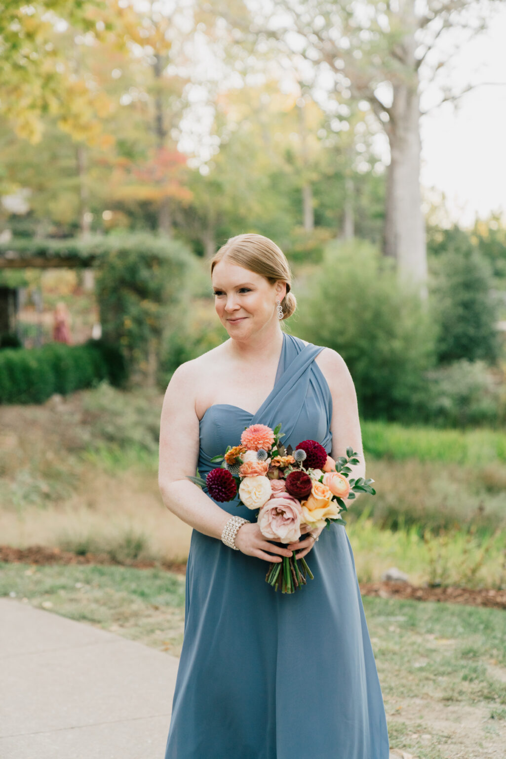 Emma & John: Fall Wedding Florals at Cheekwood Botanic Gardens