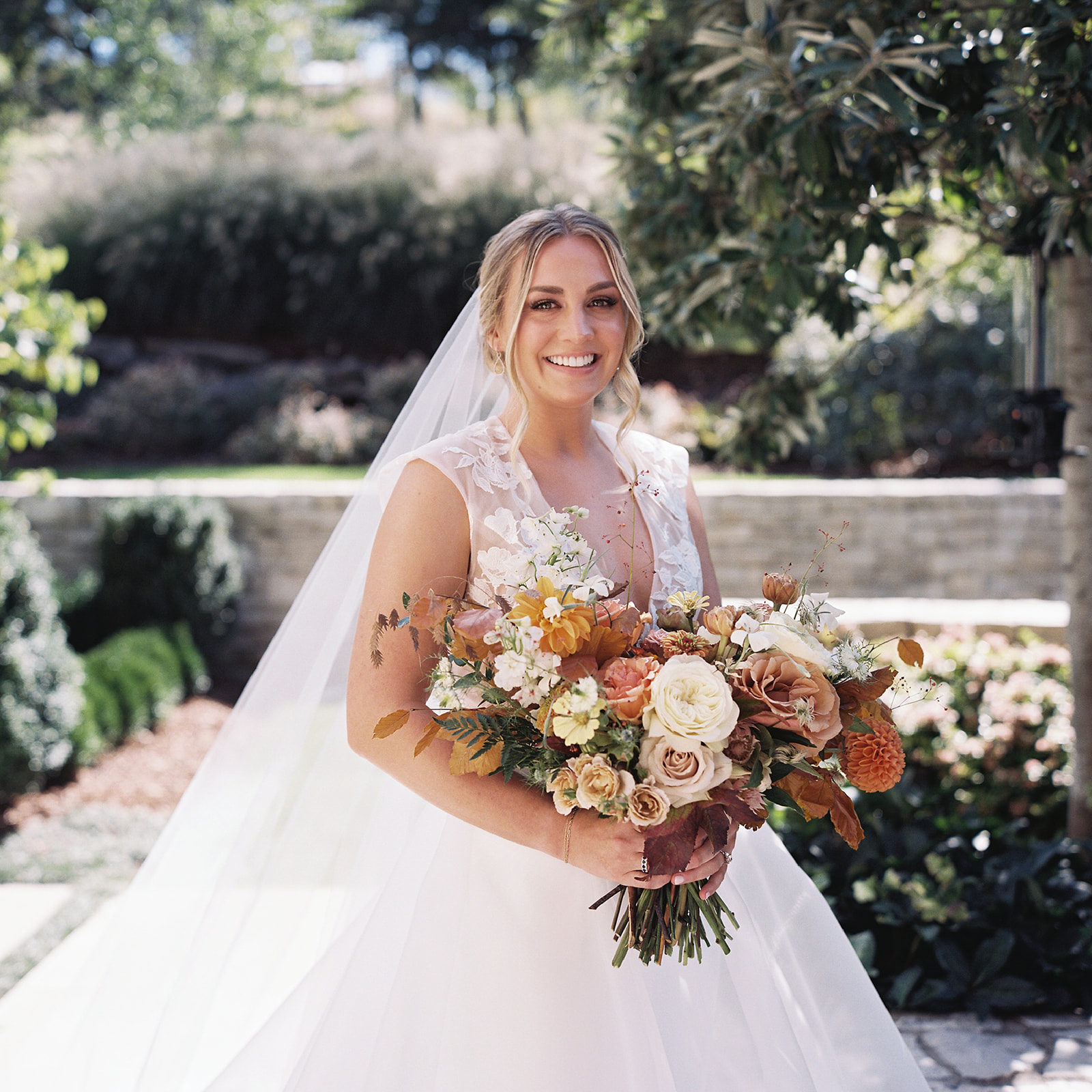 Audrey & Tanner: Epic Hilltop Fall Wedding Florals with Skyline ...