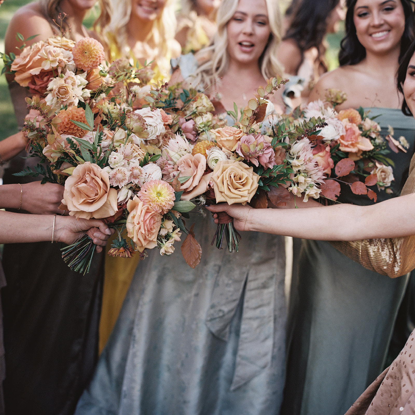 Audrey & Tanner: Epic Hilltop Fall Wedding Florals with Skyline ...