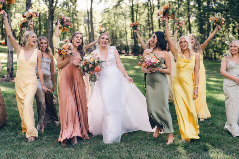 Audrey & Tanner: Epic Hilltop Fall Wedding Florals with Skyline ...