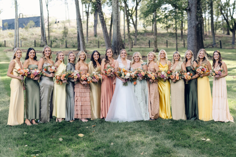 Audrey & Tanner: Epic Hilltop Fall Wedding Florals with Skyline ...