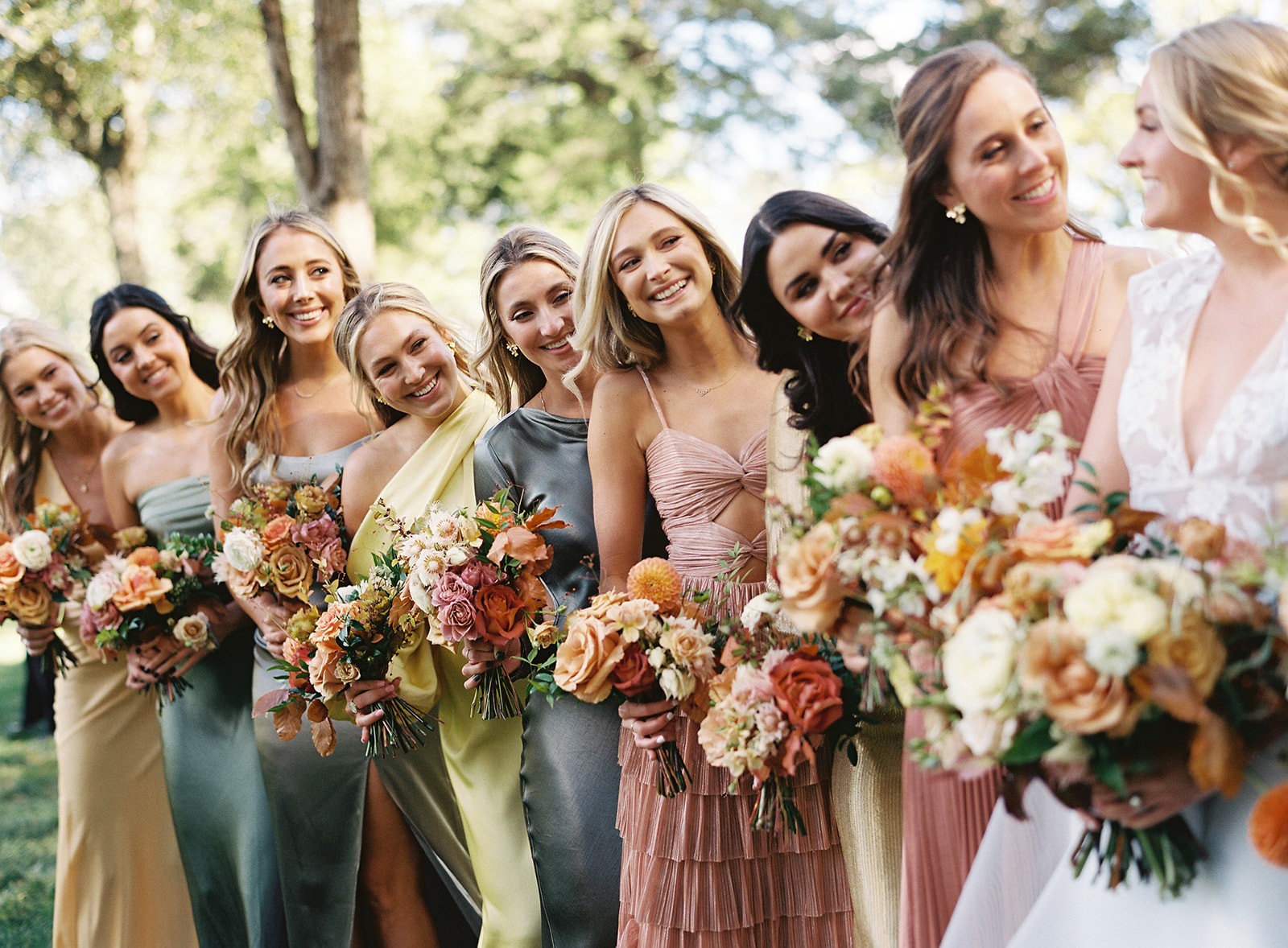 Audrey & Tanner: Epic Hilltop Fall Wedding Florals with Skyline ...