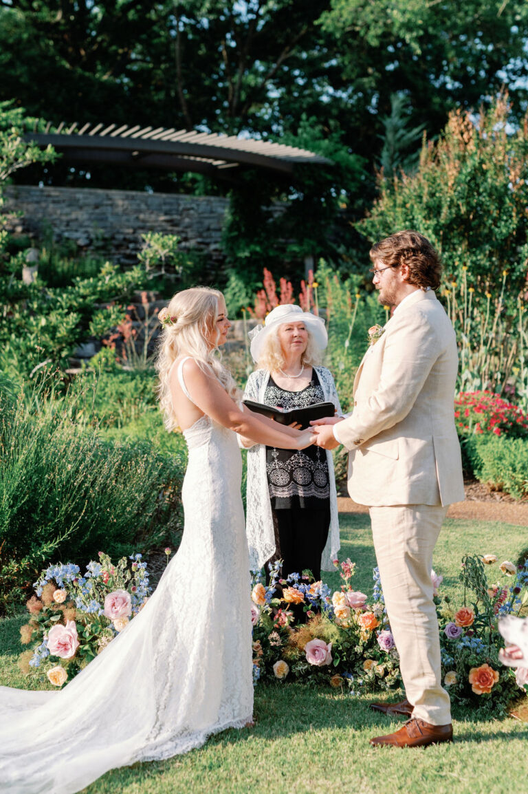 Kelly & Tyler: Colorful Florals and Fruits for Nashville June Wedding