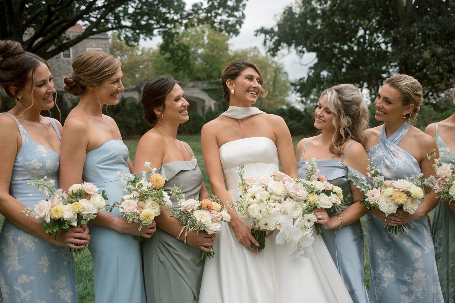 Alyssa & Cole: Elegant Botanic Garden Wedding with White, Blush, and ...