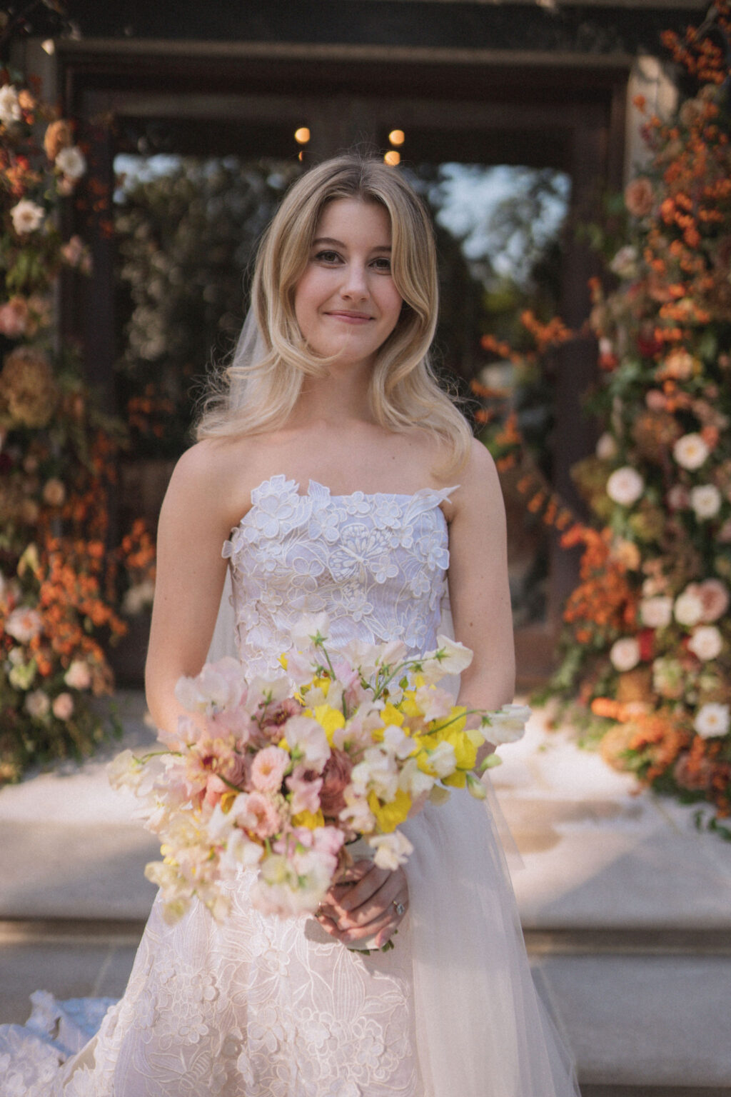 Sophie & Preston: Untamed, Romantic Floral Design for Backyard Tented ...