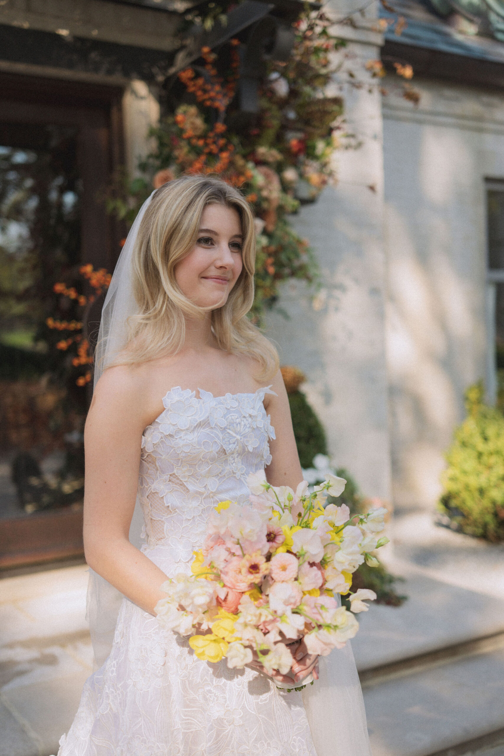 Sophie & Preston: Untamed, Romantic Floral Design for Backyard Tented ...