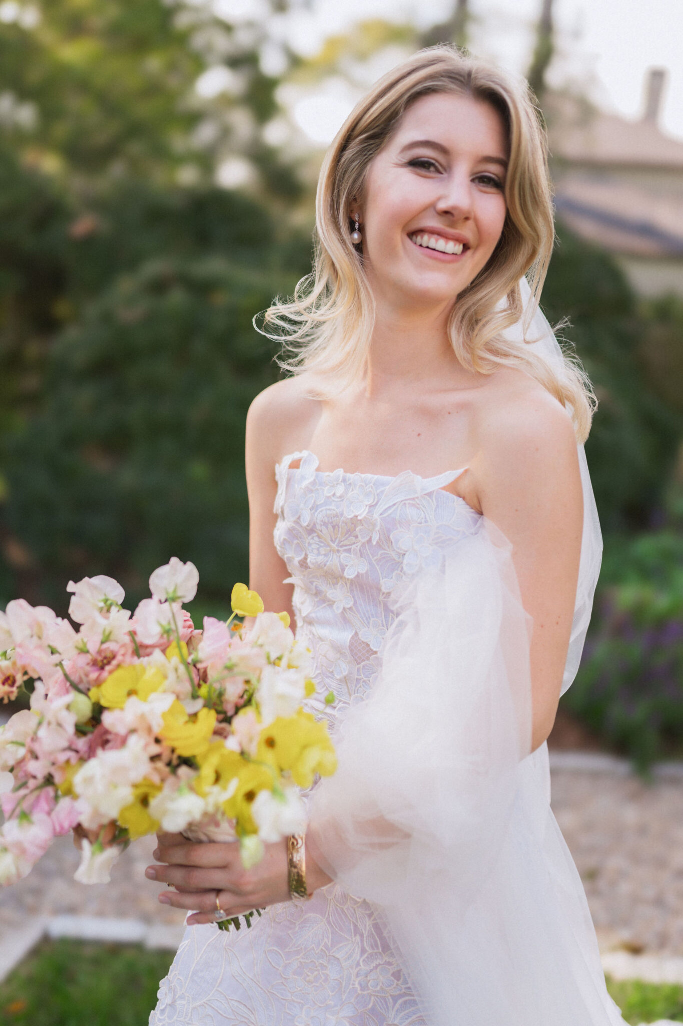 Sophie & Preston: Untamed, Romantic Floral Design for Backyard Tented ...