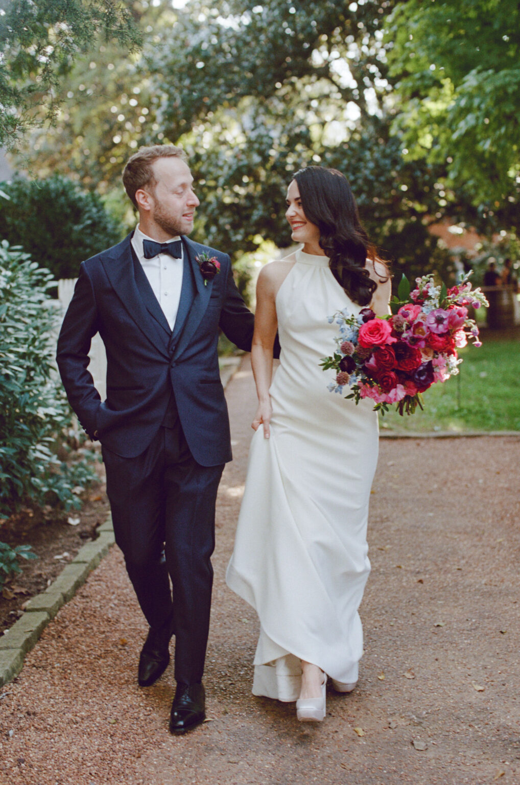Sarah Anne & Jesse: Candlelit Jewel Tone Floral Design for Nashville ...