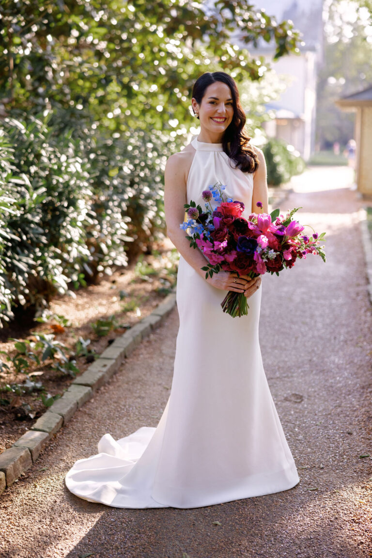 Sarah Anne & Jesse: Candlelit Jewel Tone Floral Design for Nashville ...