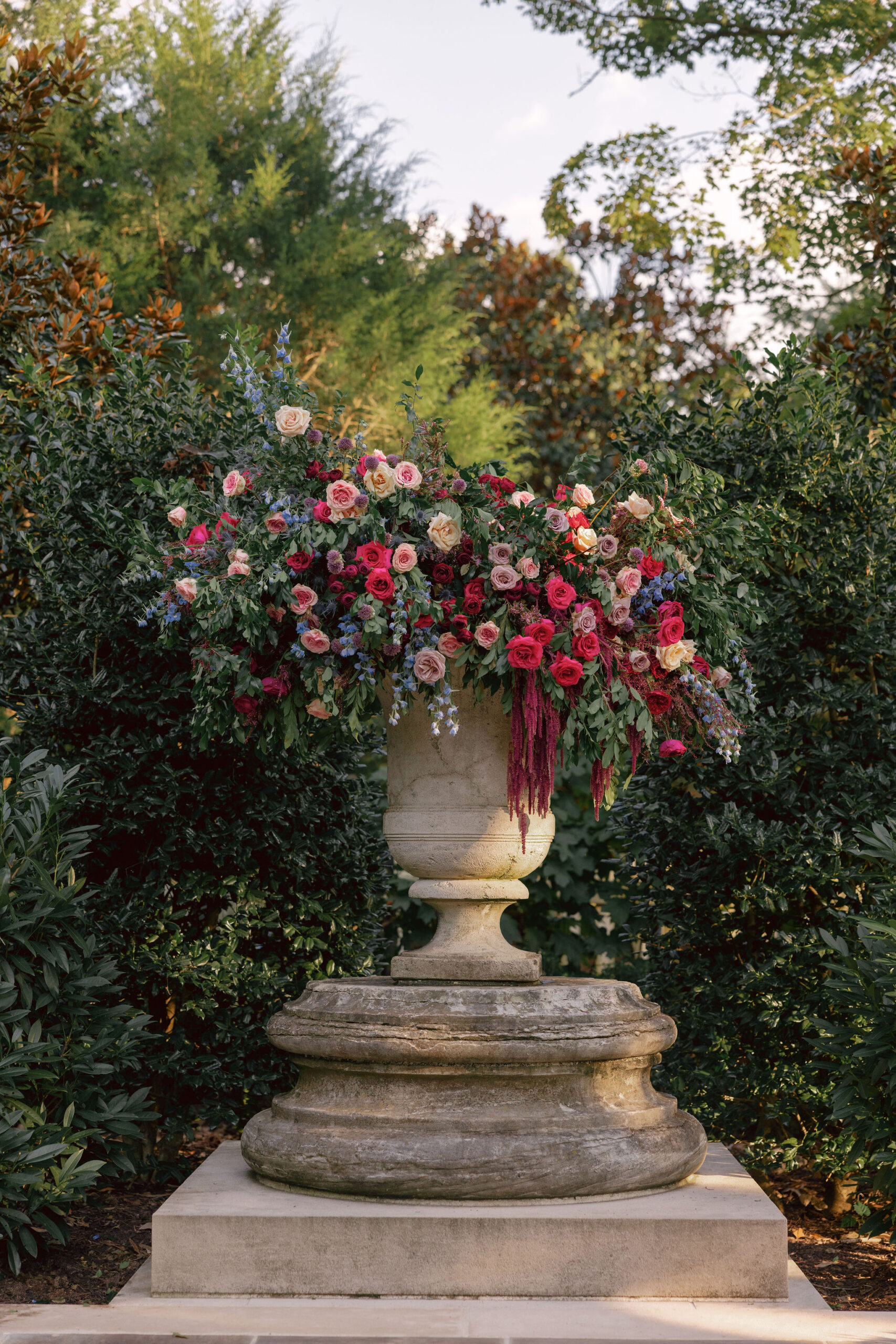 Sarah Anne & Jesse: Candlelit Jewel Tone Floral Design for Nashville ...