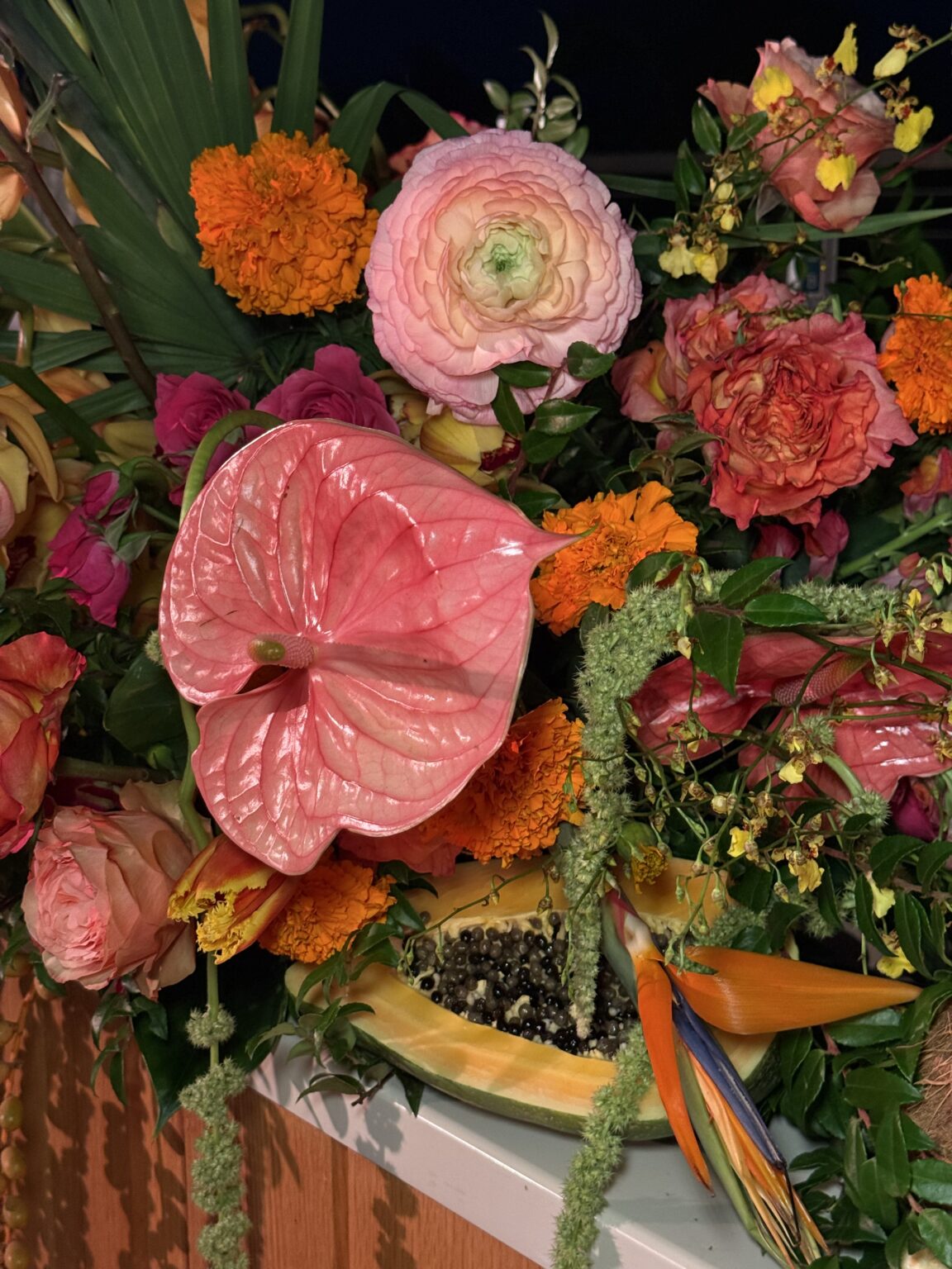 Nazy & Rick: Tropical Fruit and Florals for Miami Beach Welcome Party ...